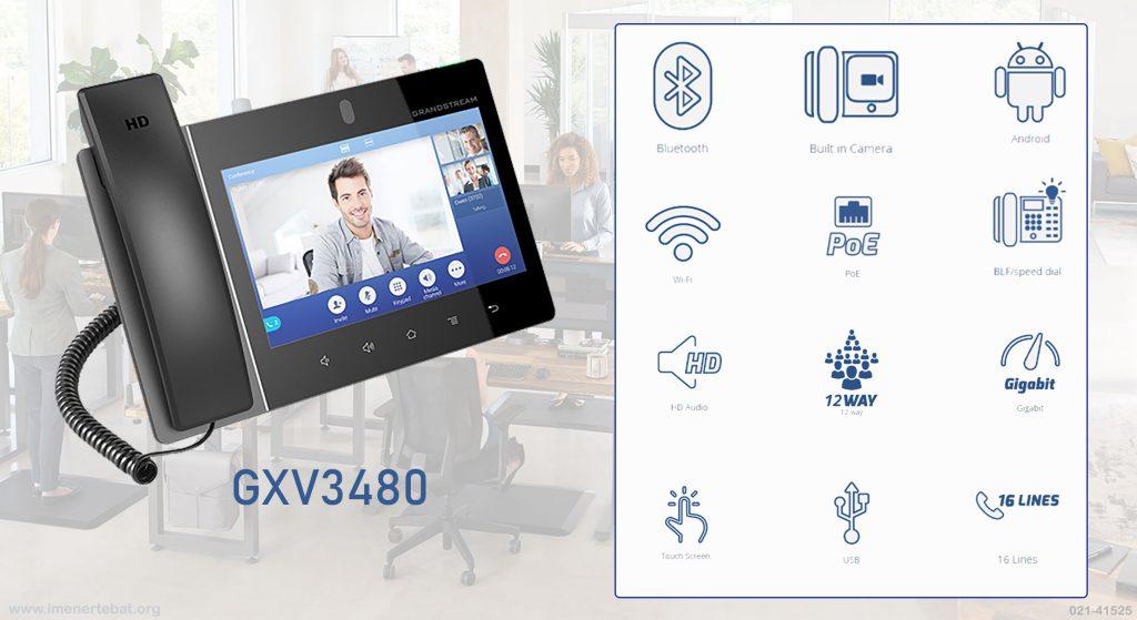 خرید و قیمت تلفن تحت شبکه گرنداستریم مدل GXV3480