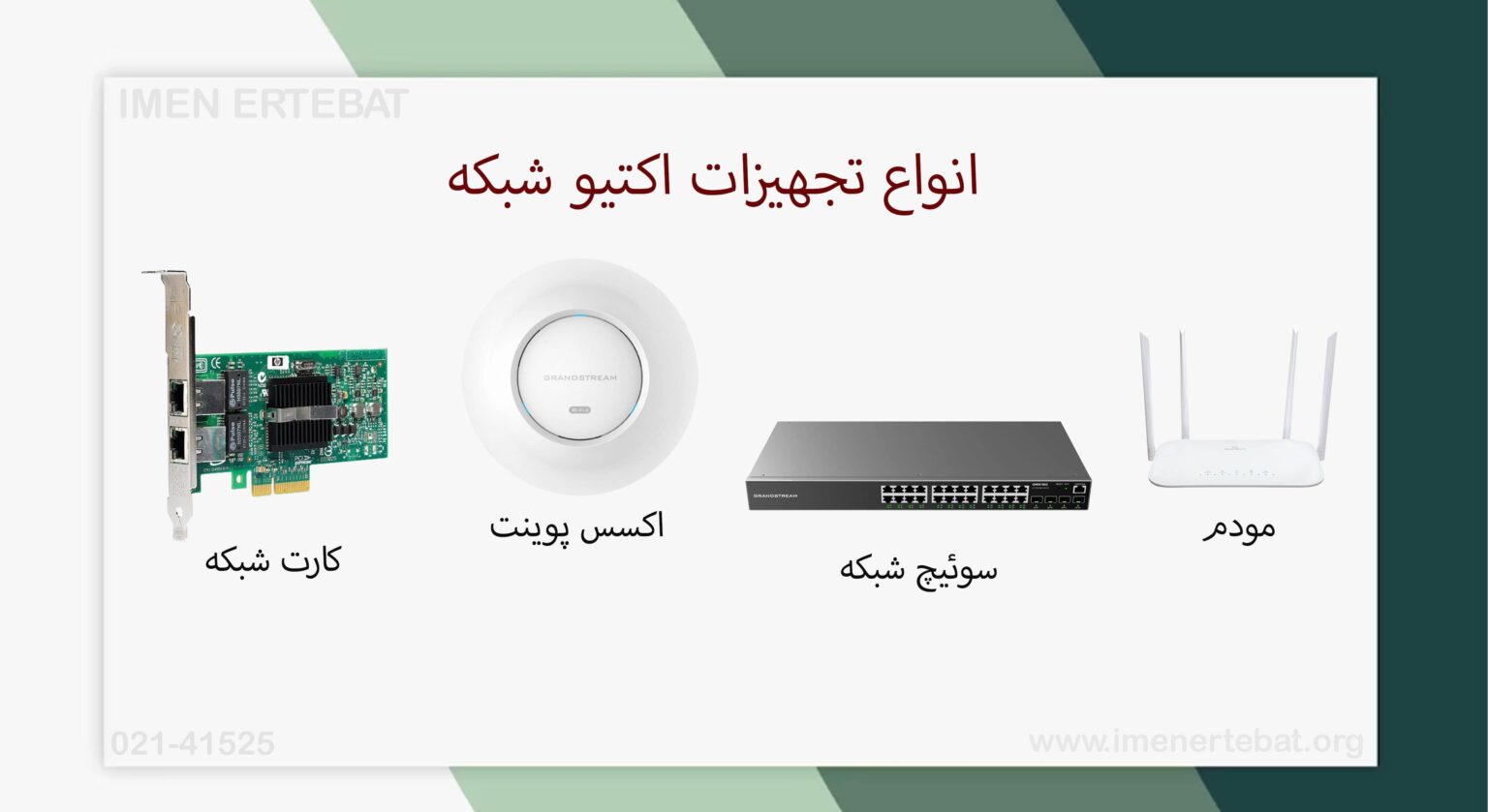 تجهیزات اکتیو و پسیو شبکه چیست؟